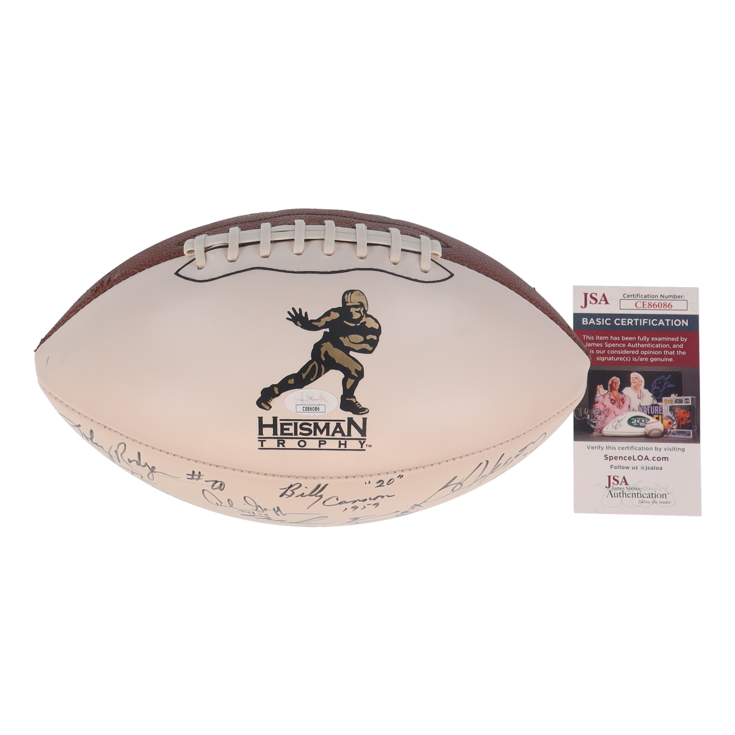 Heisman Trophy Winners Commemorative Logo Football Signed by (11) with ...