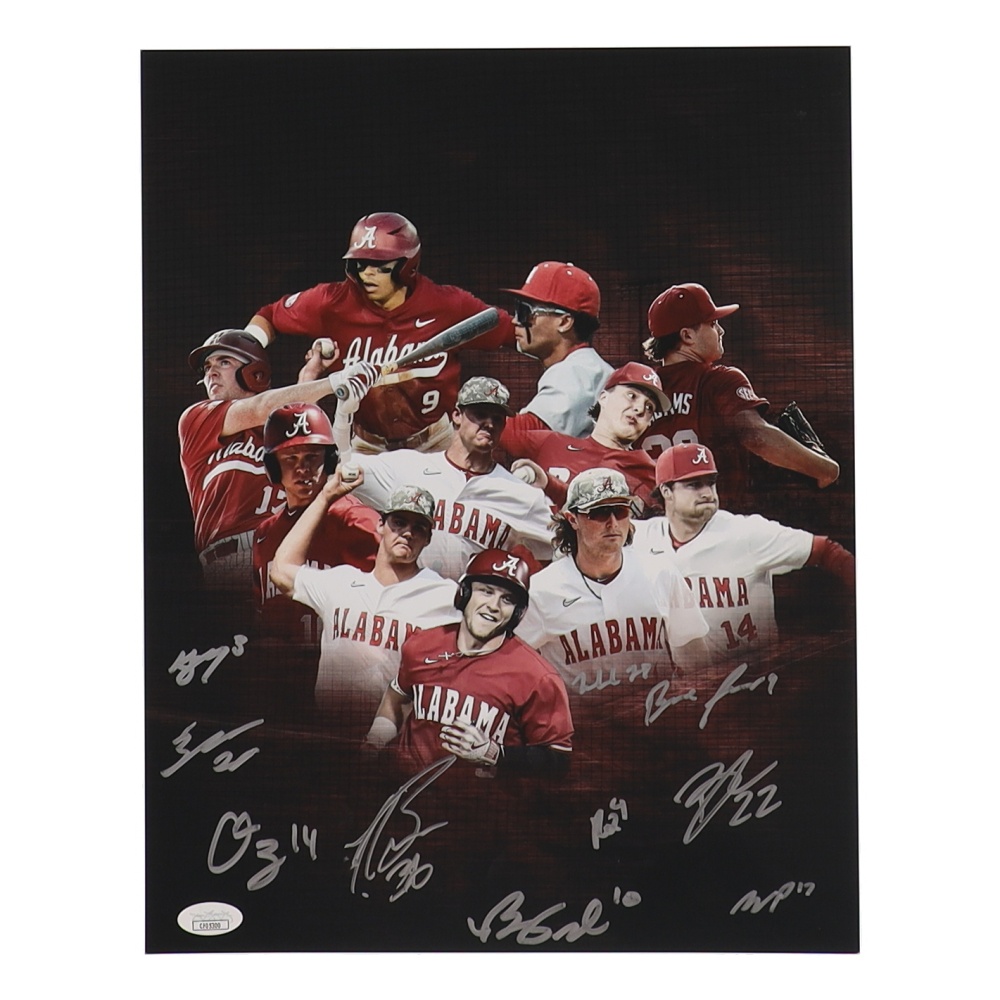 Alabama Crimson Tide 11x14 Photo Team-Signed by (10) with Kade Snell ...