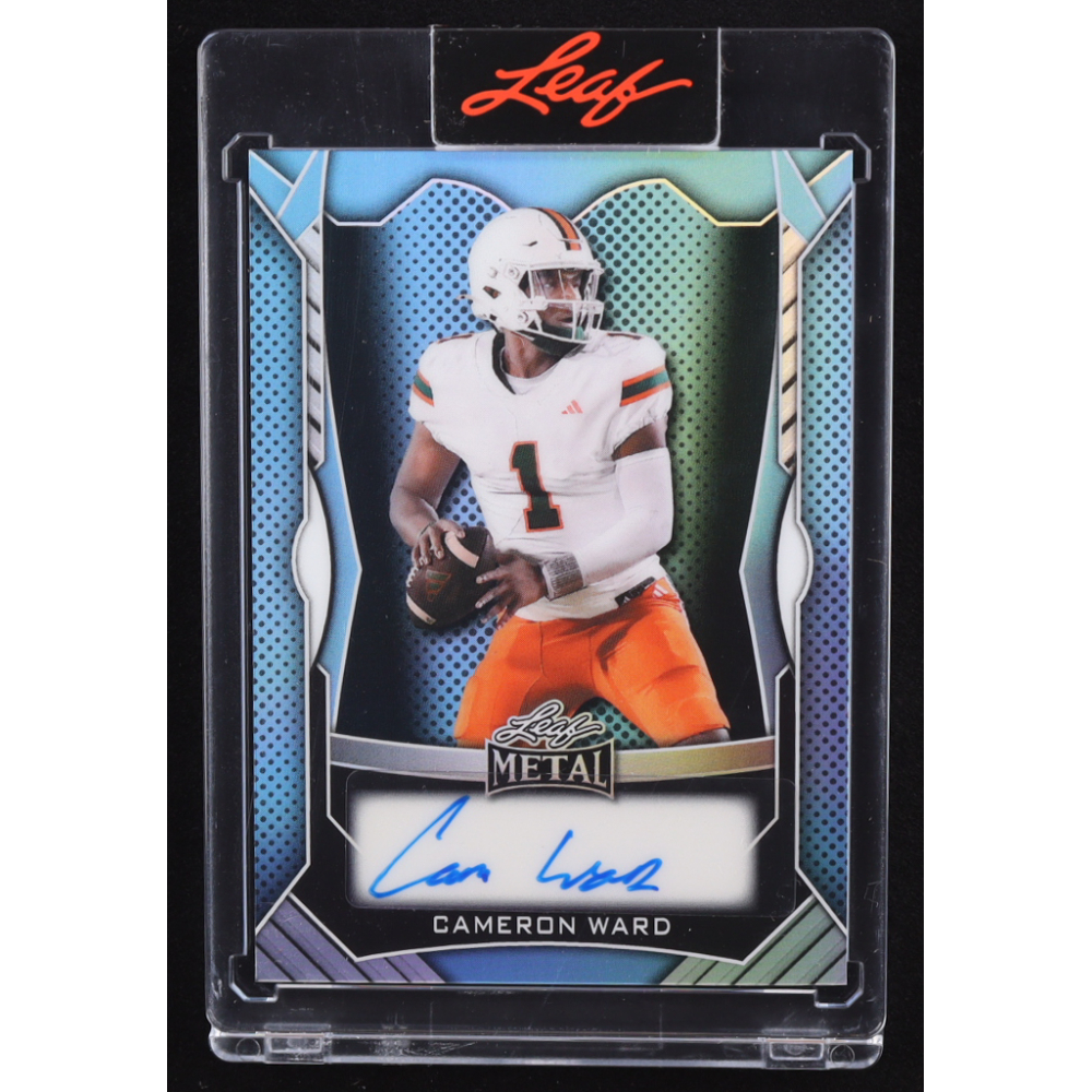 Cameron Ward 2025 Leaf Metal Autograph Blue #MA-CW1 RC #40/40 ...