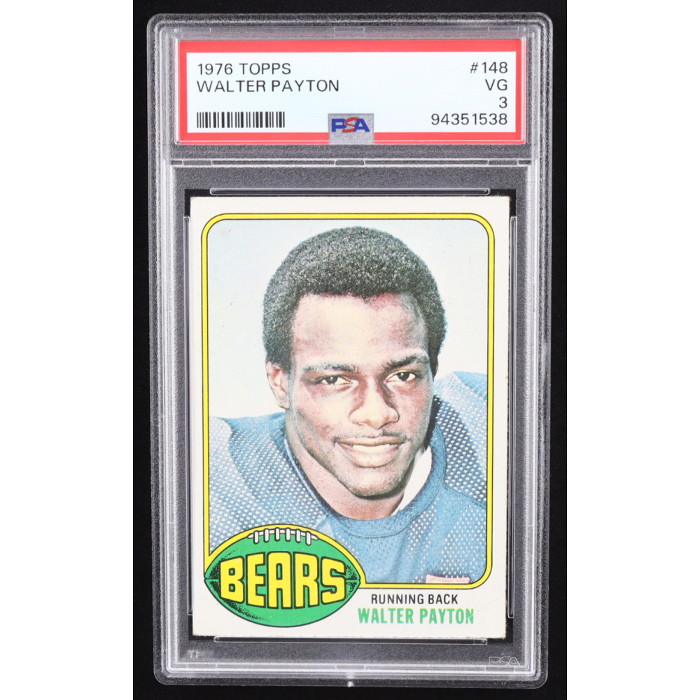 Walter Payton 1976 Topps #148 RC (PSA 3) | Pristine Auction