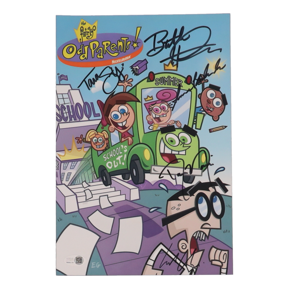 "Fairly Odd Parents" 8x12 Photo Signed By (5) with Tara Strong, Daran ...