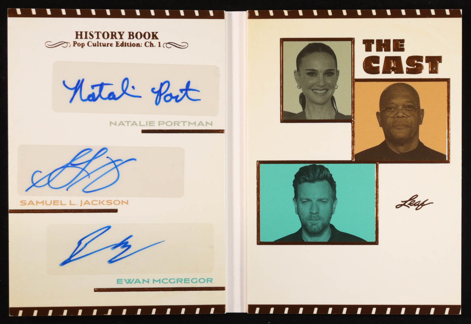 Natalie Portman / Samuel L. Jackson / Ewan McGregor Signed 2025 Leaf ...