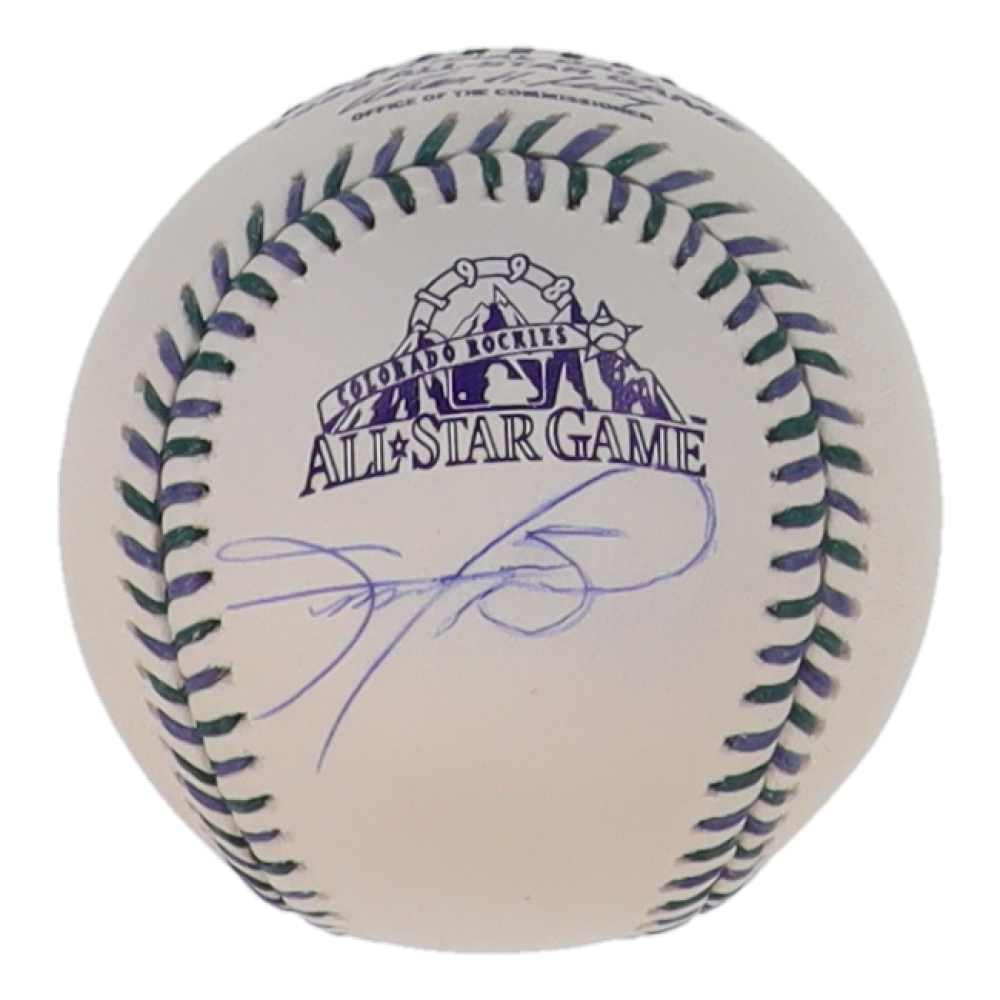 Sammy Sosa Signed OML 1998 All-Star Game Logo Baseball (Beckett ...