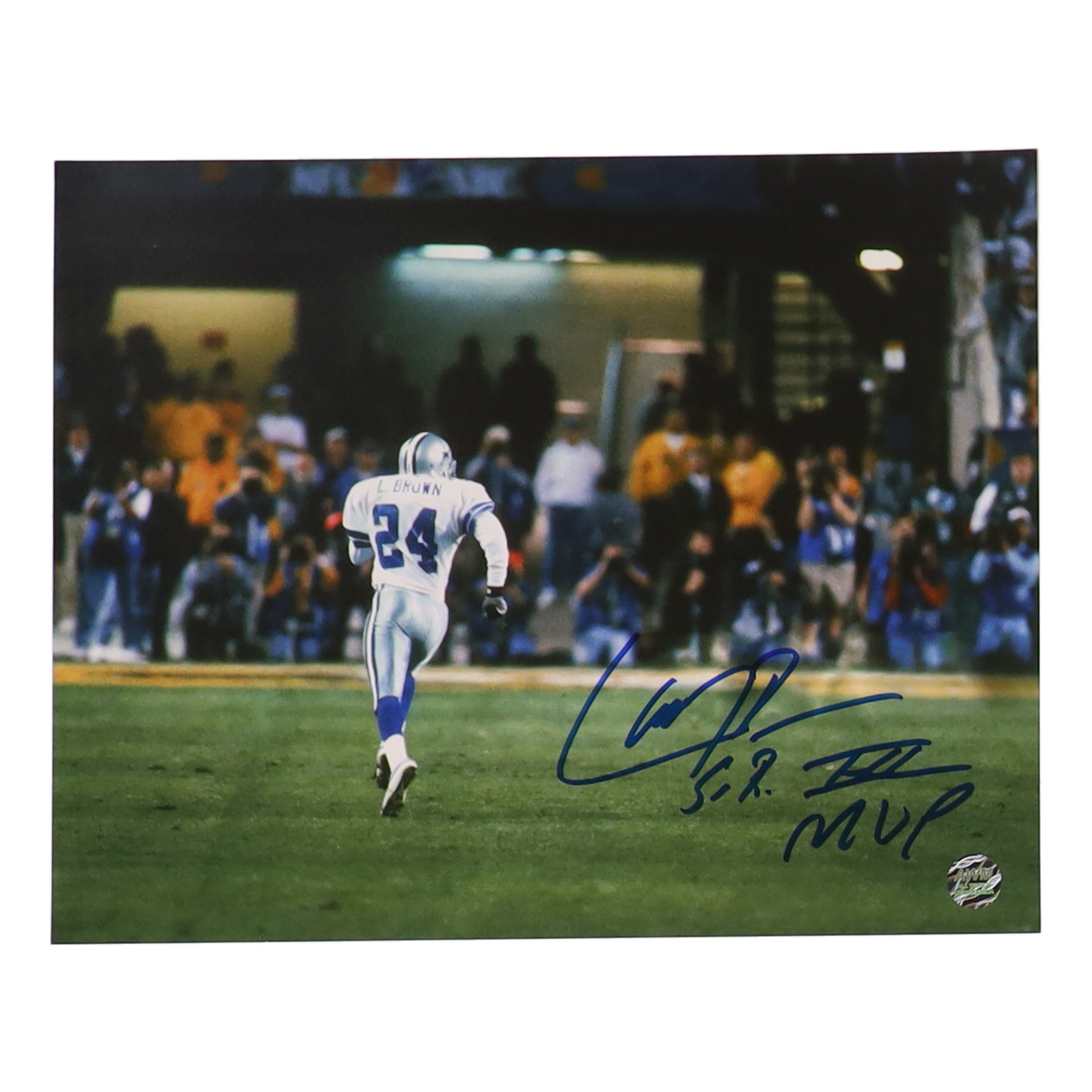 Larry Brown Signed Cowboys 8x10 Photo Inscribed "S.B. XXX MVP" (AWM ...