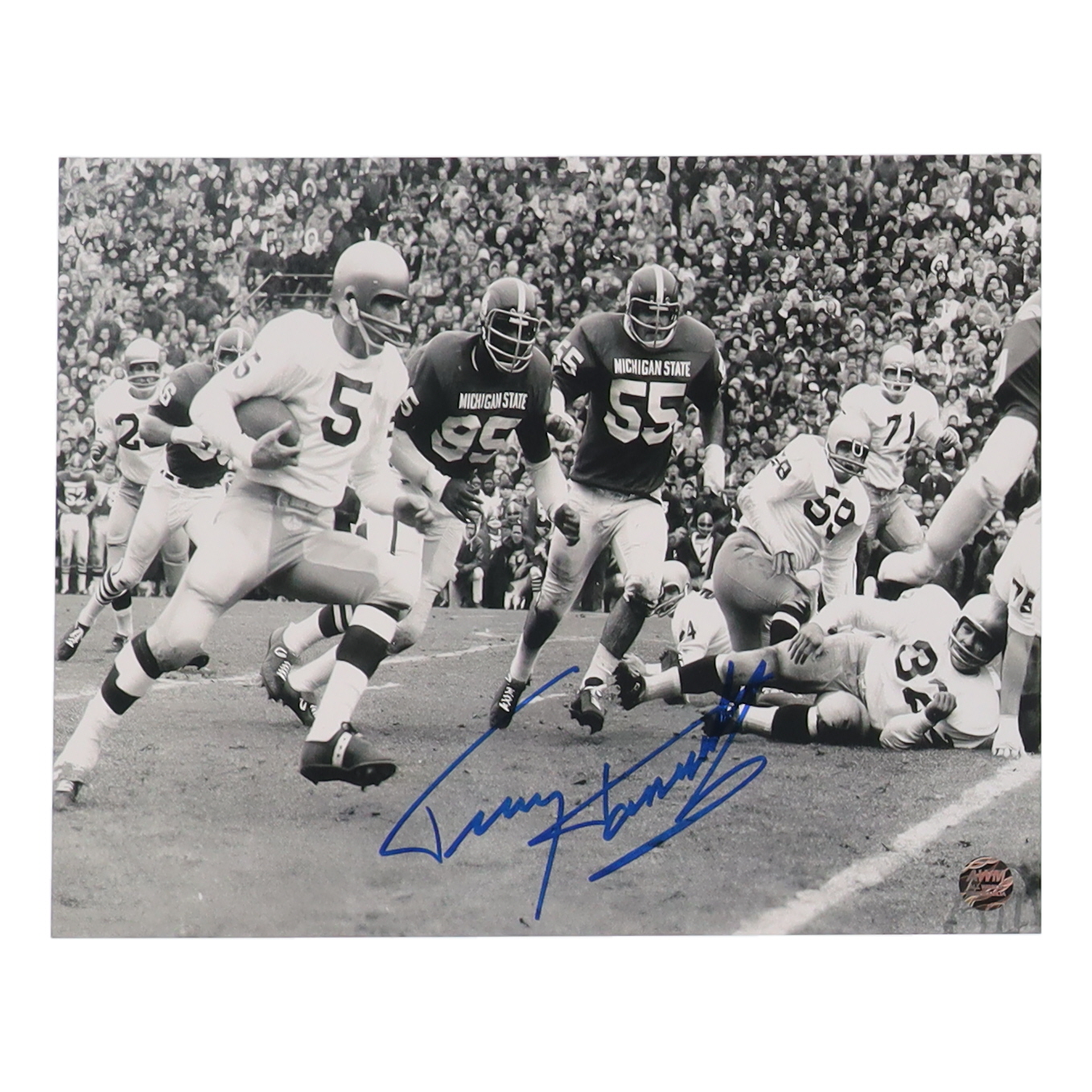 Terry Hanratty Signed Notre Dame Fighting Irish 8x10 Photo (AWM ...