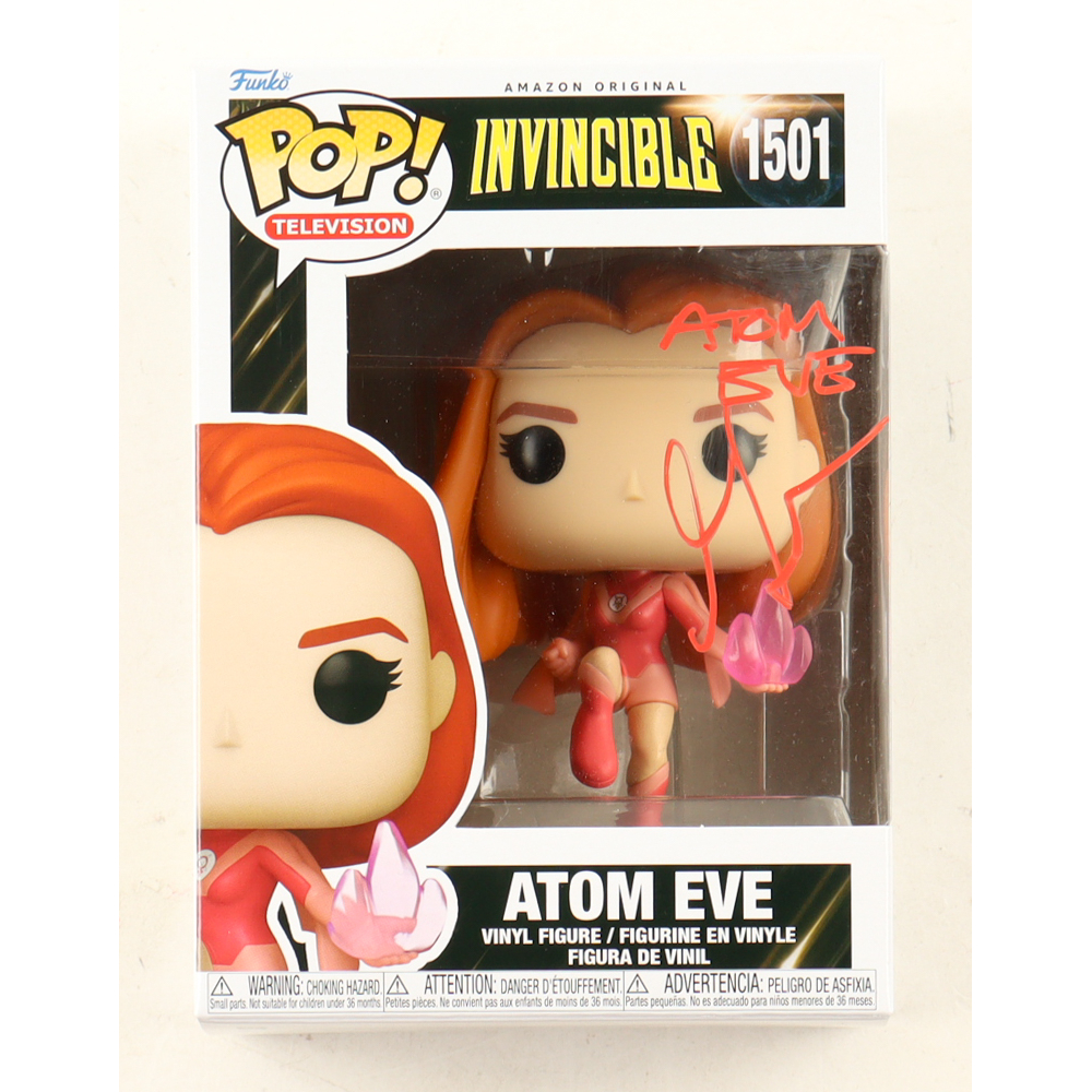 Gillian Jacobs Signed "Invincible" #1501 Atom Eve Funko Pop! Vinyl ...