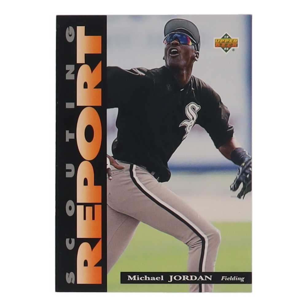 Michael Jordan 1994 Upper Deck Minors Scouting Reports Jumbos #SR2 RC ...