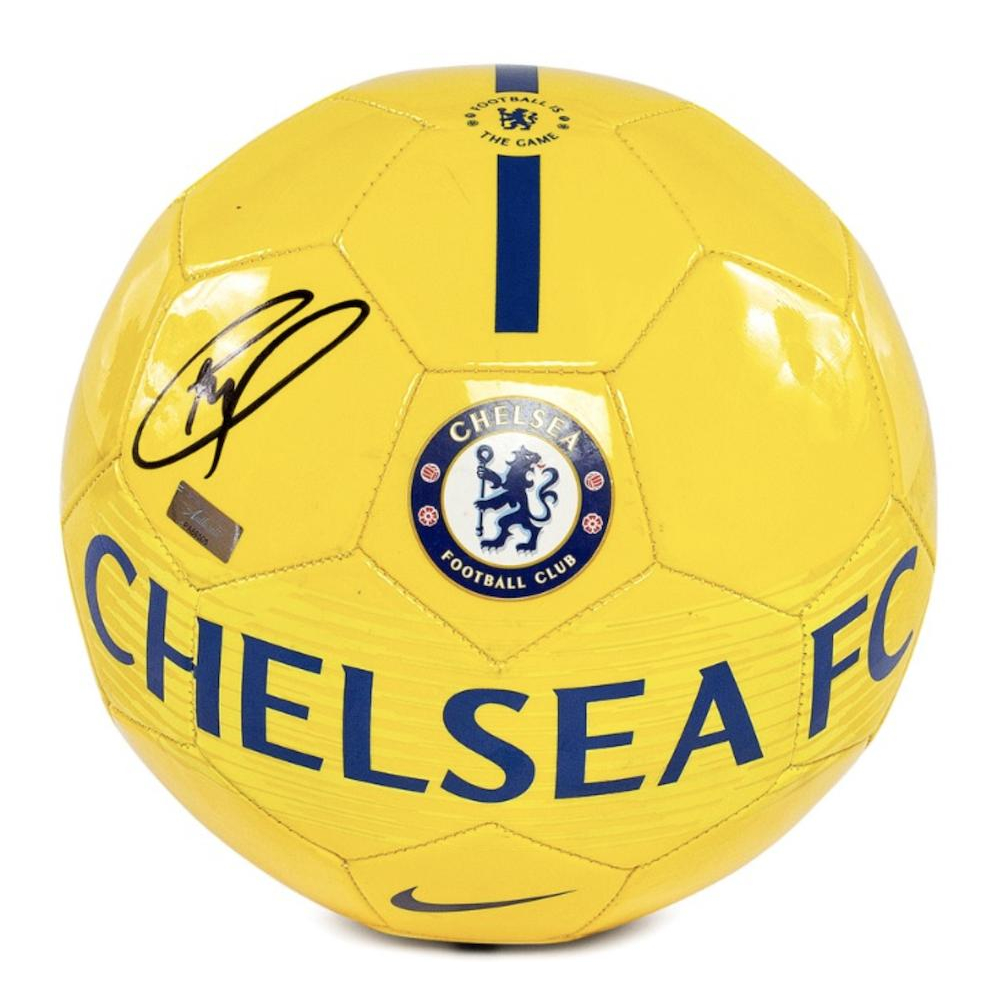 Christian Pulisic Signed Chelsea Logo Nike Soccer Ball (Panini ...