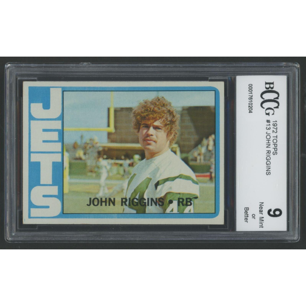 John Riggins 1972 Topps #13 RC (BCCG 9) | Pristine Auction