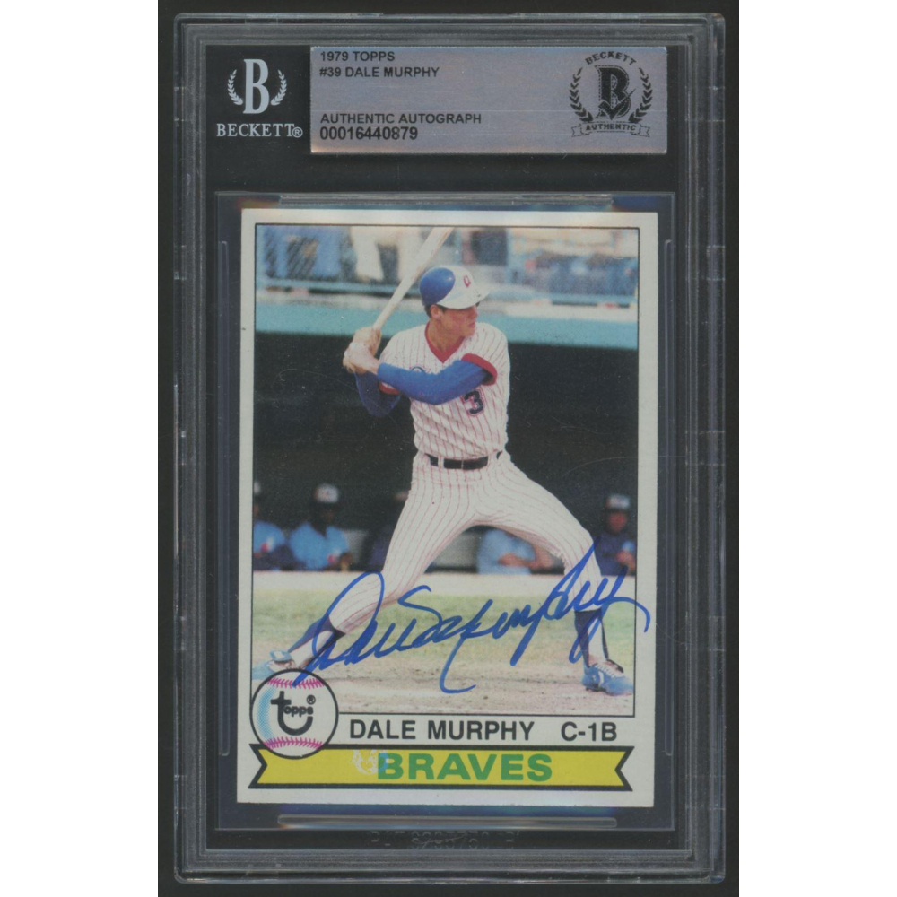 Dale Murphy Signed 1979 Topps #39 (BGS) | Pristine Auction