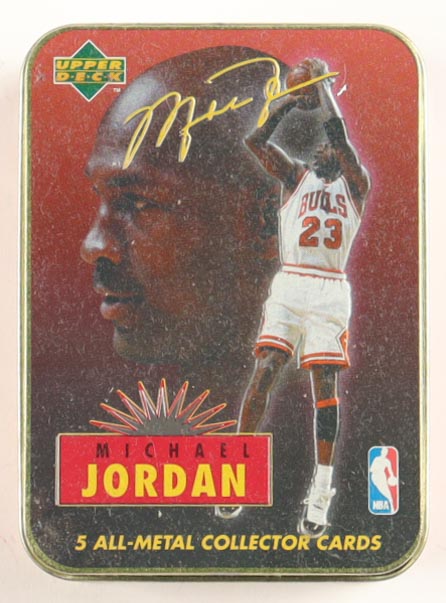 Michael Jordan 1996 Upper Deck All-Metal Collectors Tin of (5 ...