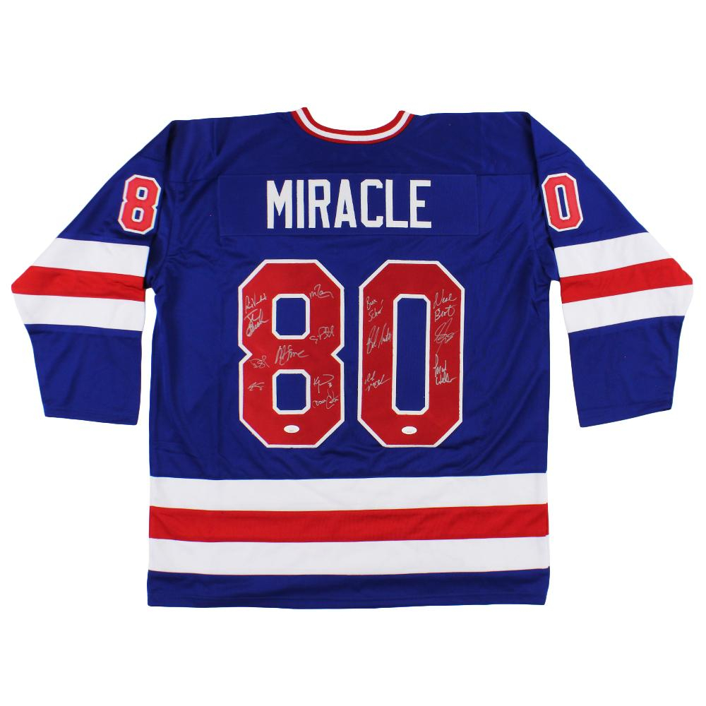 1980 Team USA | "Miracle on Ice" | Jersey Signed by (15) with Buzz ...