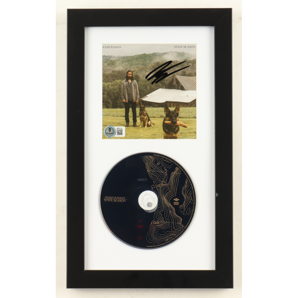 Noah Kahan Signed "Stick Season" Custom Framed CD Insert Display With ...