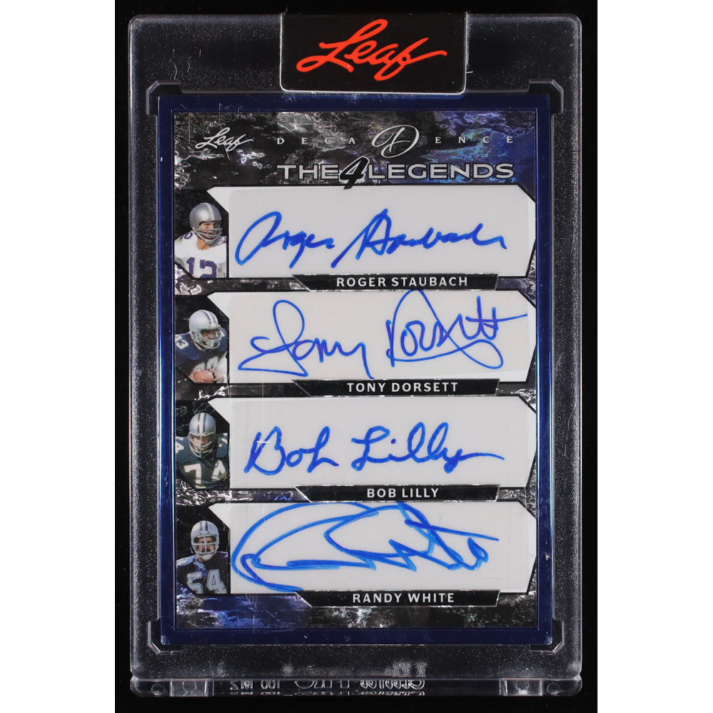 Roger Staubach / Tony Dorsett / Bob Lilly / Randy White 2024 Leaf ...