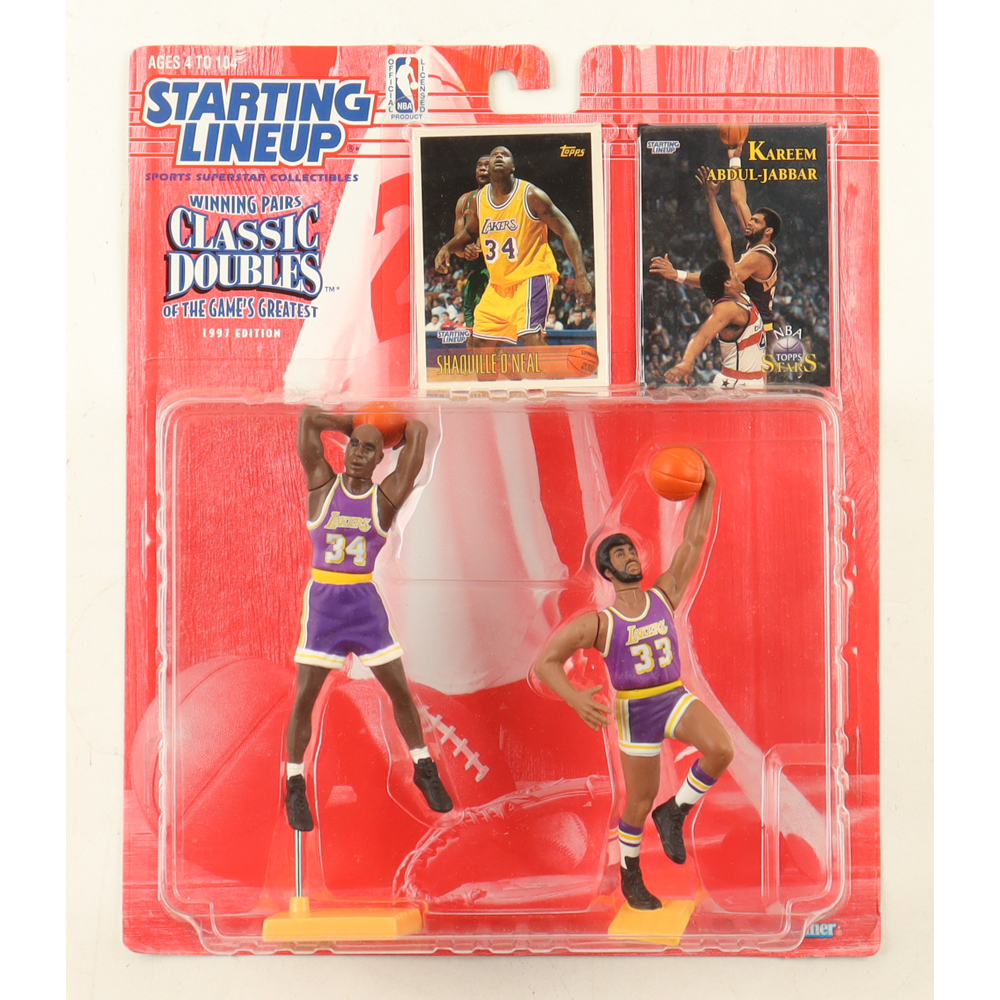 Shaquille O'Neal & Kareem Abdul-Jabbar 1997 Starting Lineup Lakers ...