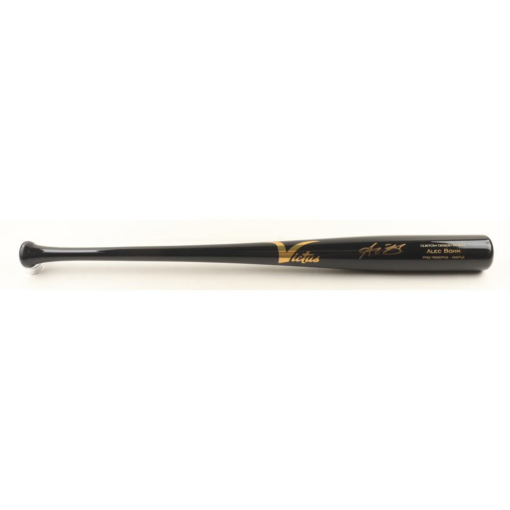 Alec Bohm Signed Victus Player Custom Design Model Baseball Bat ...