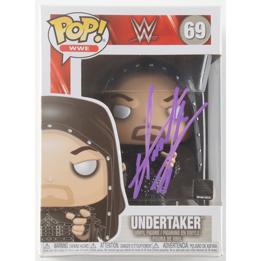 The Undertaker Signed "WWE" #69 Funko Pop! Vinyl Figure (PSA ...