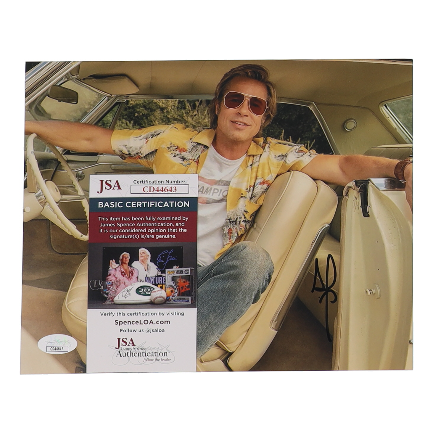Brad Pitt Signed 8x10 Photo (JSA) | Pristine Auction