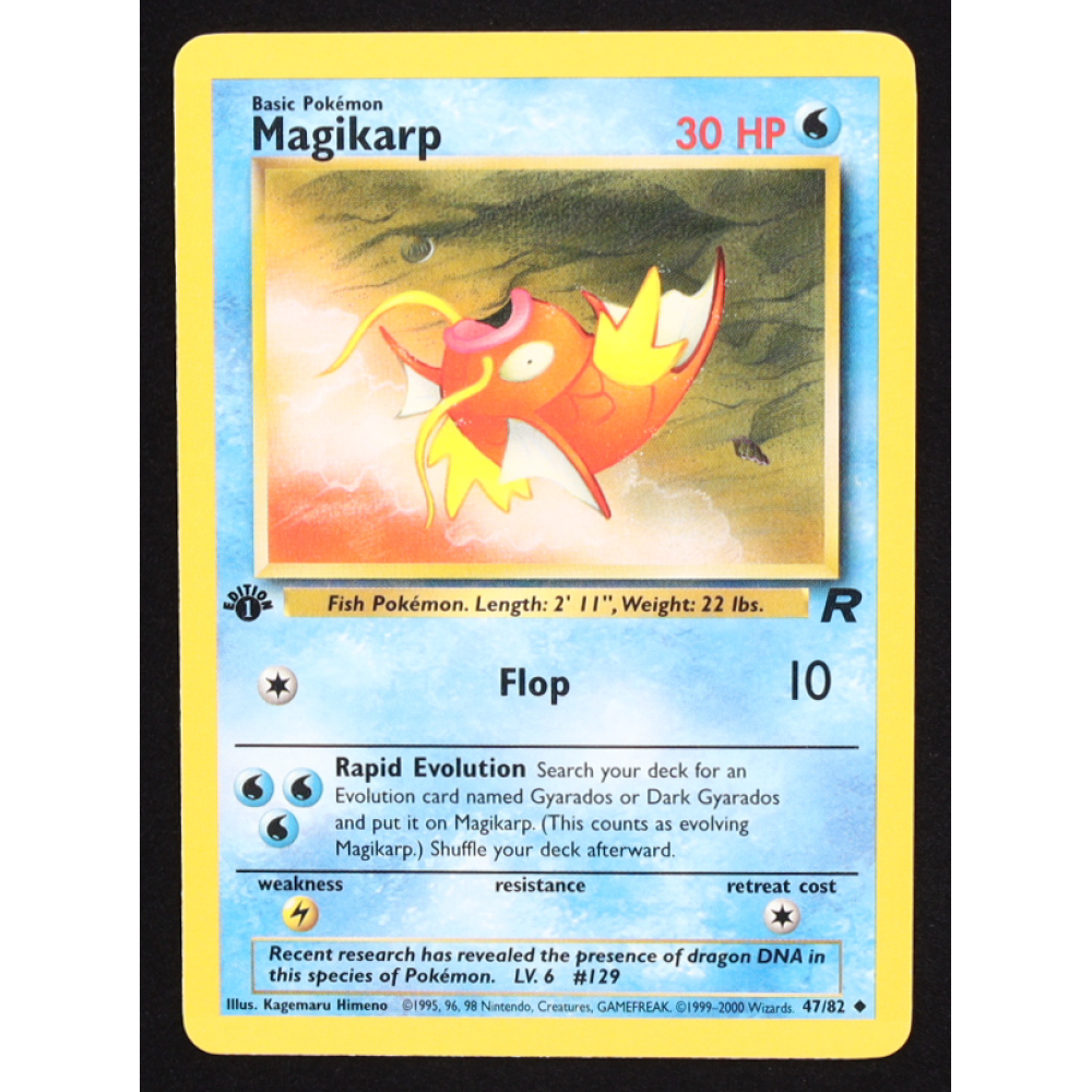 Magikarp 2000 Pokemon Team Rocket 1st Edition #47 | Pristine Auction