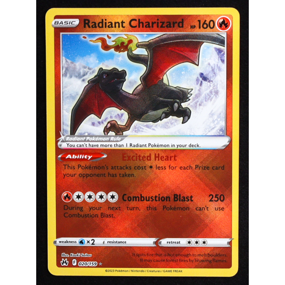 Radiant Charizard 2023 Pokemon Play! Prize Pack Series 3 #020 HOLO ...
