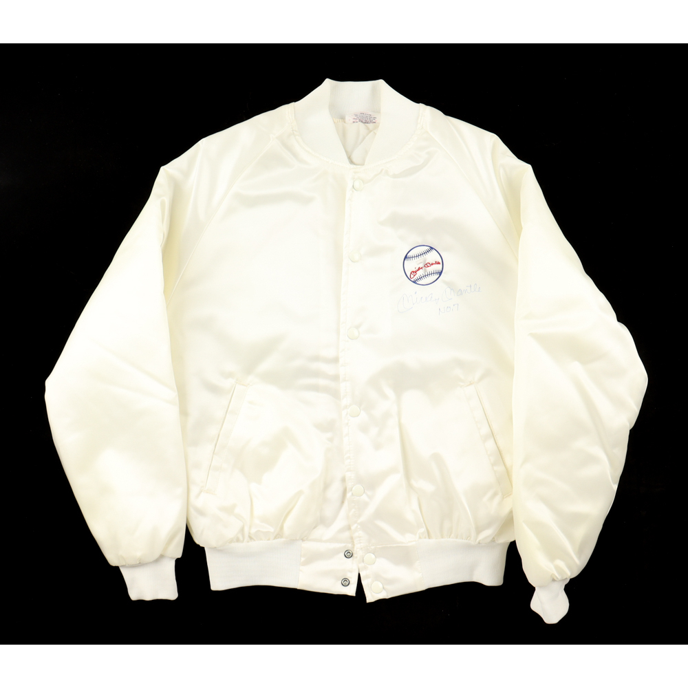 Mickey Mantle Signed Mantle Bomber Jacket Inscribed "No. 7" (Beckett ...