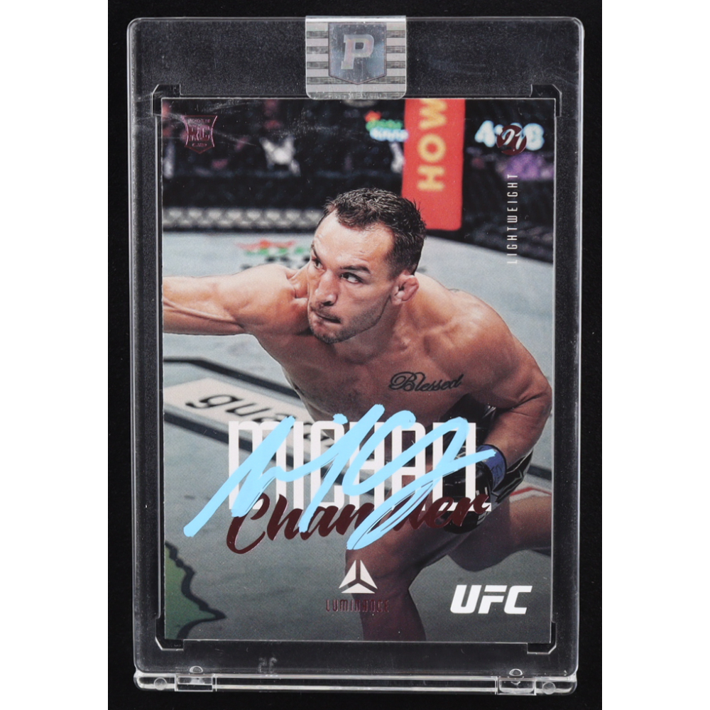 Michael Chandler Signed 2021 Panini Chronicles UFC Pink #56 RC ...