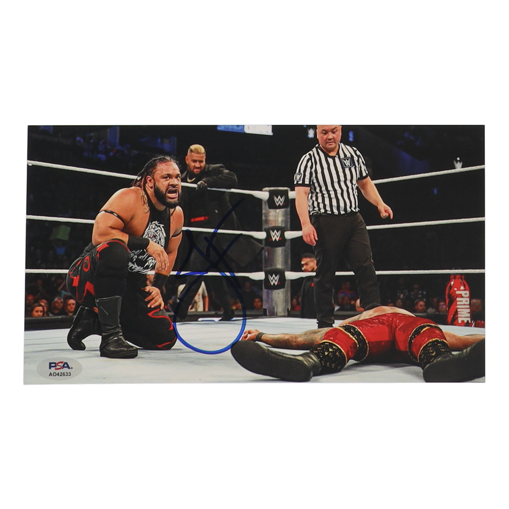 Jacob Fatu Signed WWE 5.5x10 Photo (PSA) | Pristine Auction