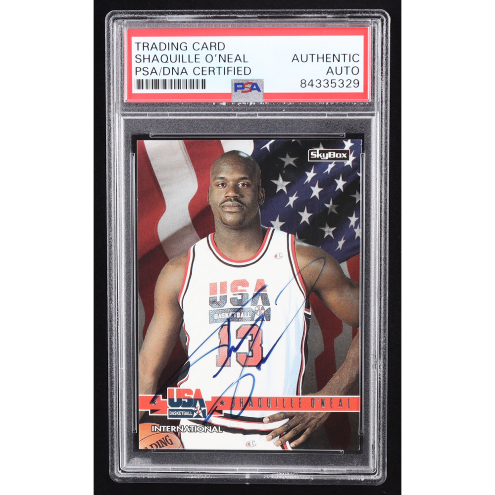 Shaquille O'Neal Signed Trading Card (PSA) | Pristine Auction