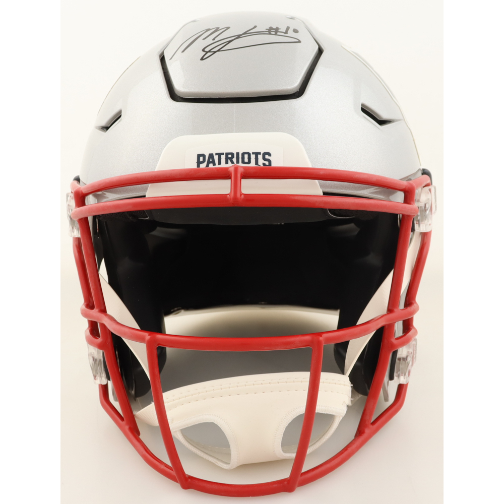 Mac Jones Signed Patriots Full-Size Authentic Speed Flex Helmet (Beckett) | Pristine Auction