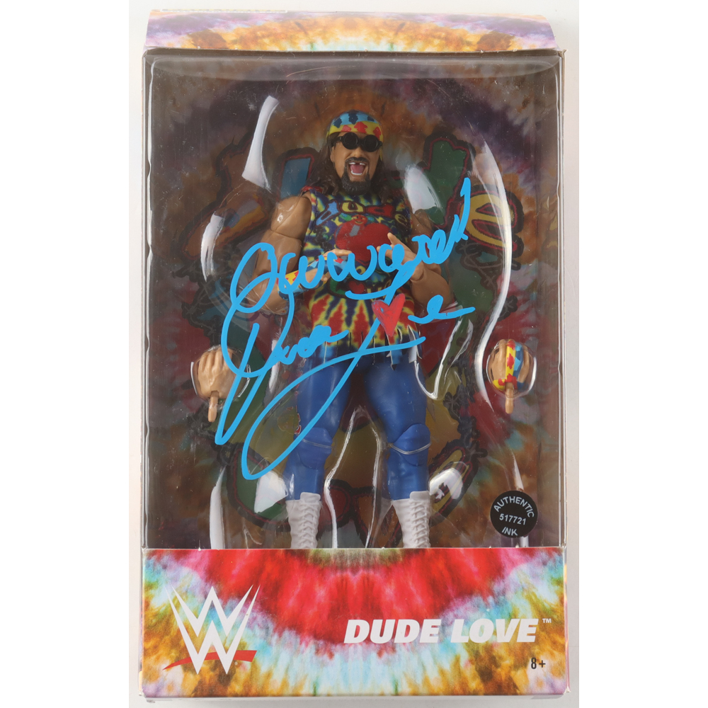 Mick Foley Signed WWE Dude Love Elite Collection Action Figure "Owwww ...