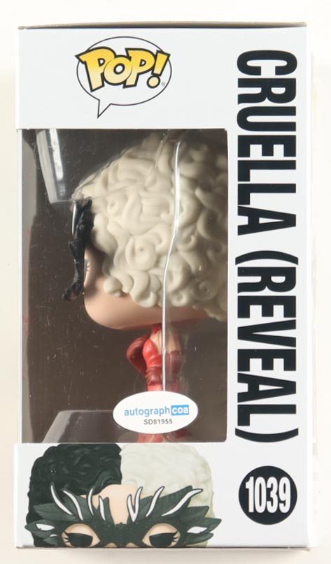 Emma Stone Signed "Disney: Cruella" #1039 Cruella (Reveal) Funko Pop ...