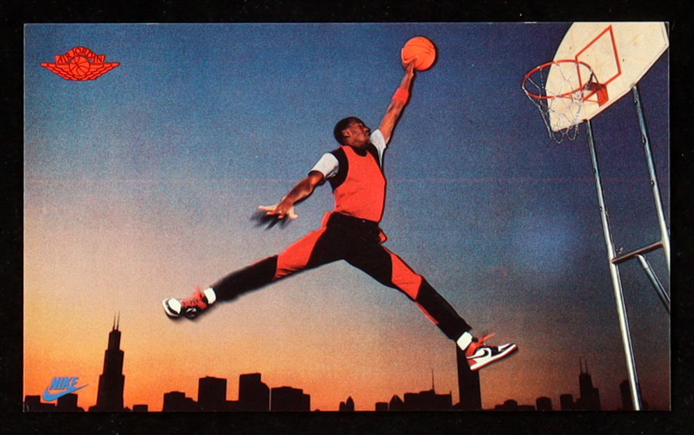 1985 Nike Sports Cards Complete Set of (6) Cards with Michael Jordan RC ...
