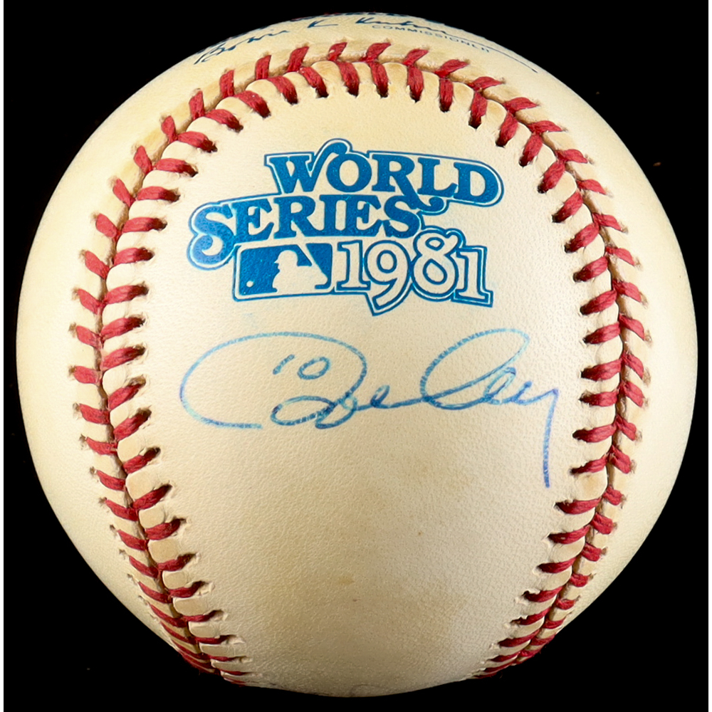 Ron Cey, Pedro Guerrero & Steve Yeager Signed OML Baseball (PSA ...