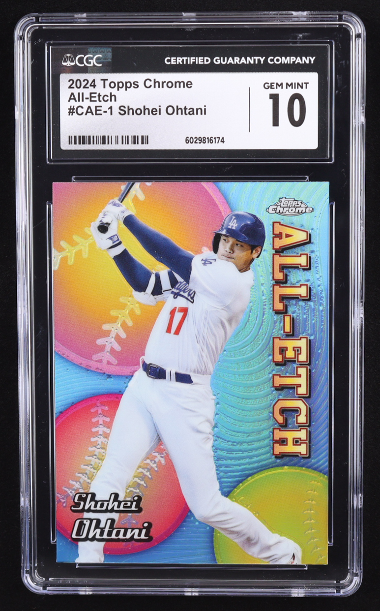 Shohei Ohtani 2024 Topps Chrome All Etch #CAE1 (CGC 10) | Pristine Auction