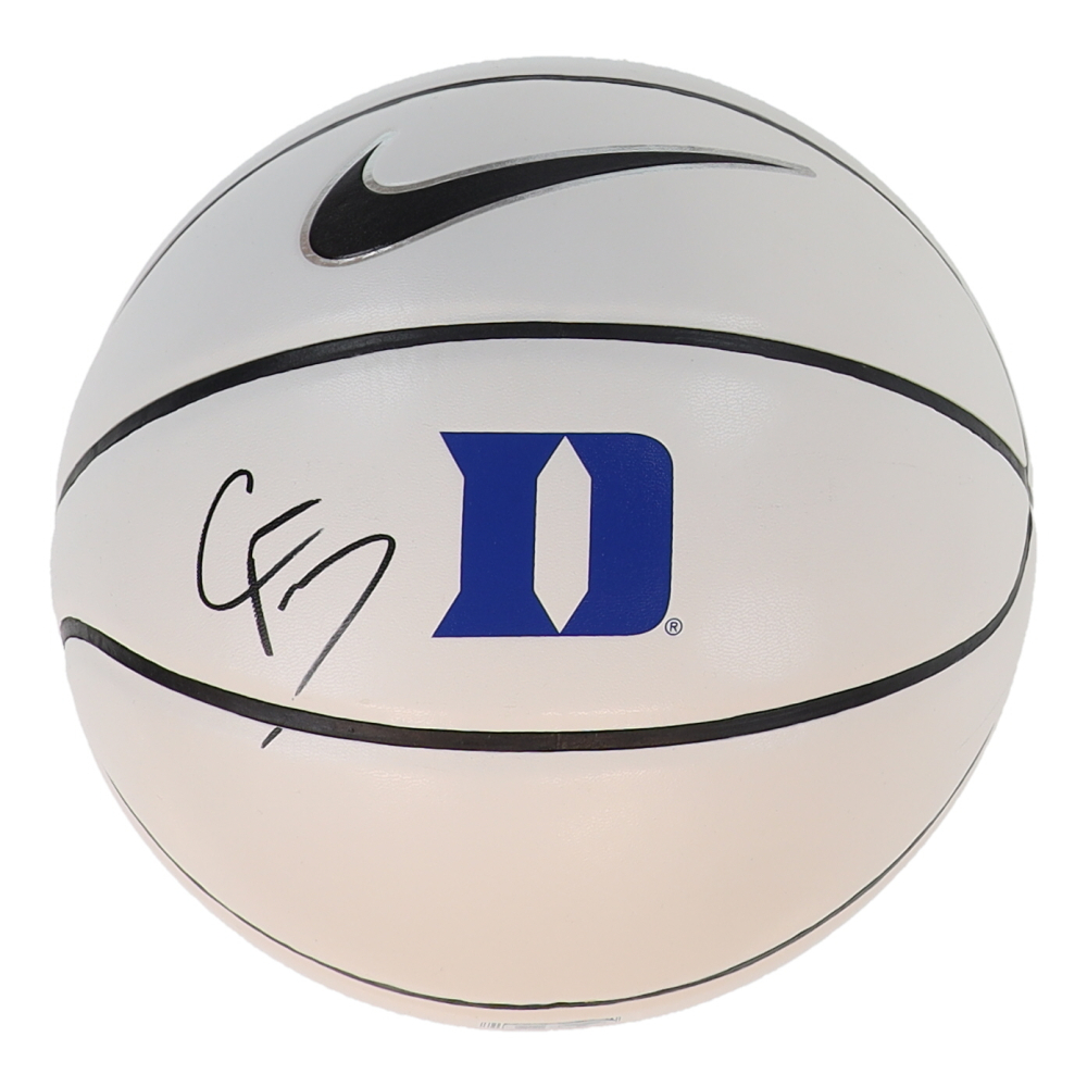 Cooper Flagg Signed Duke Blue Devils Logo Nike Basketball (Beckett ...