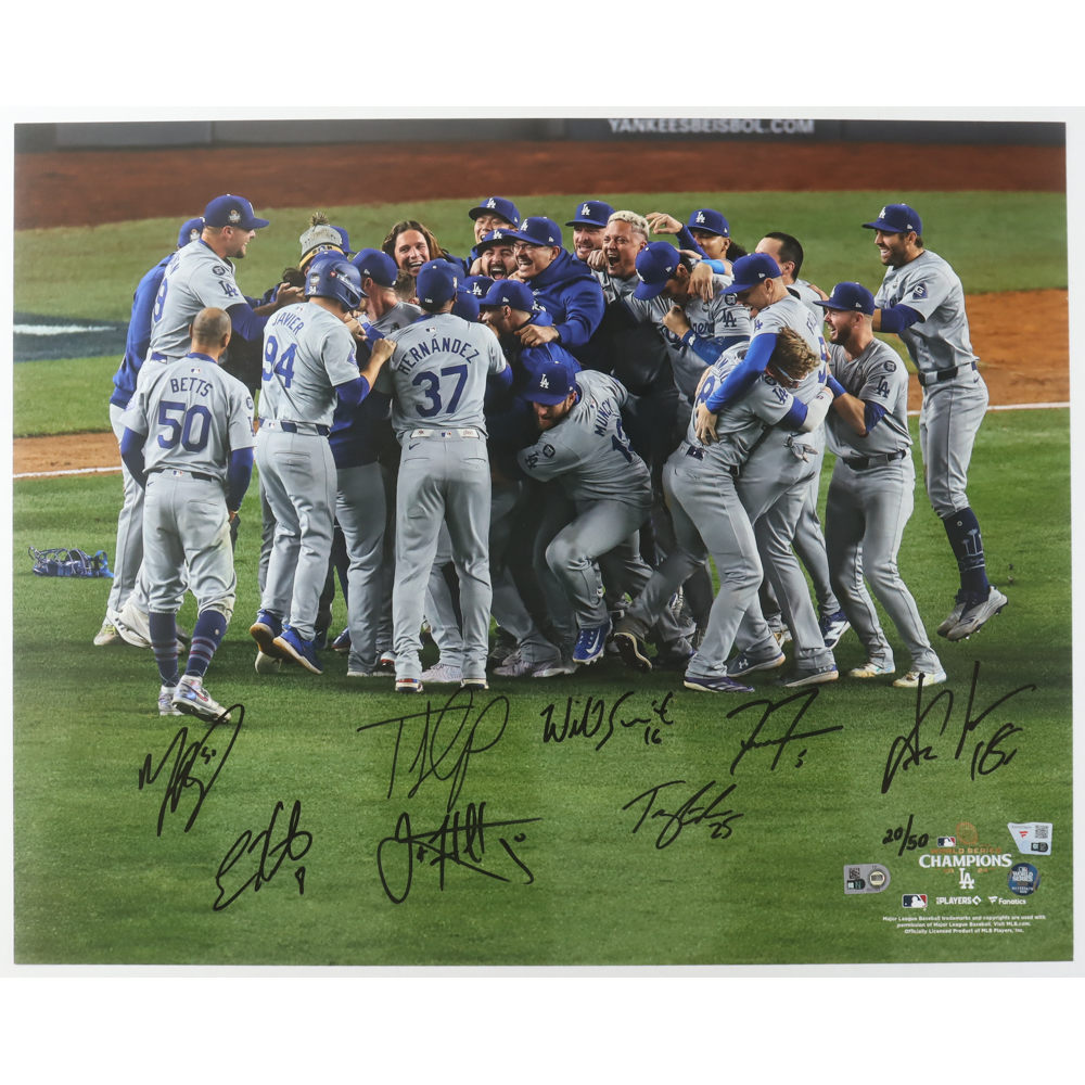 2024 LE World Series Champions Dodgers 16x20 Photo Team-Signed By (8 ...