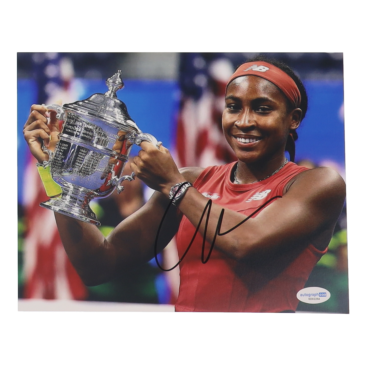 Coco Gauff Signed 8x10 Photo (ACOA) | Pristine Auction