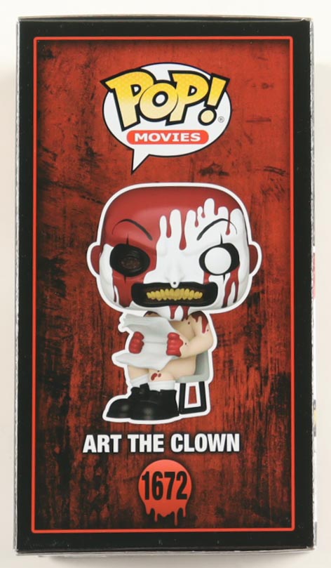 David Howard Thornton Signed "Terrifier" #1672 Art The Clown Funko Pop ...