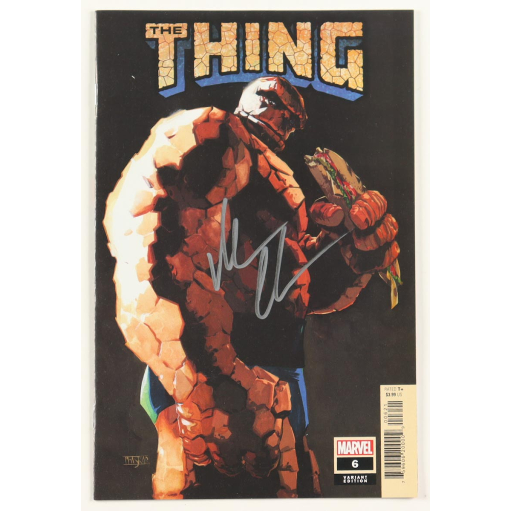 Michael Chiklis Singed "The Thing" Issue #6 Marvel Comic Book ...