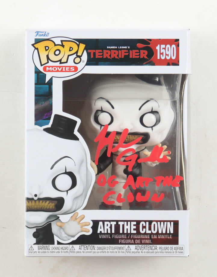 Mike Giannelli Signed "Terrifier" #1590 Art The Clown Funko Pop! Vinyl ...