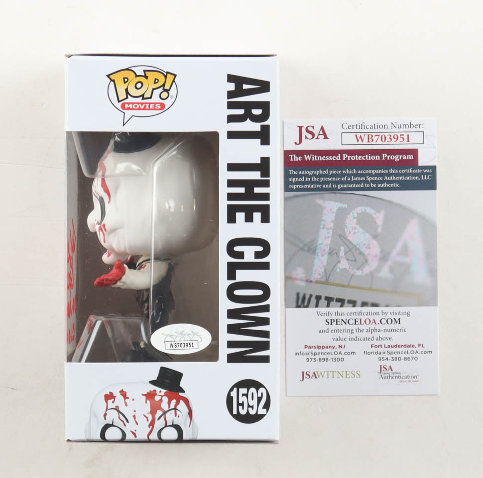 Mike Giannelli Signed "Terrifier" #1592 Art The Clown Funko Pop! Vinyl ...