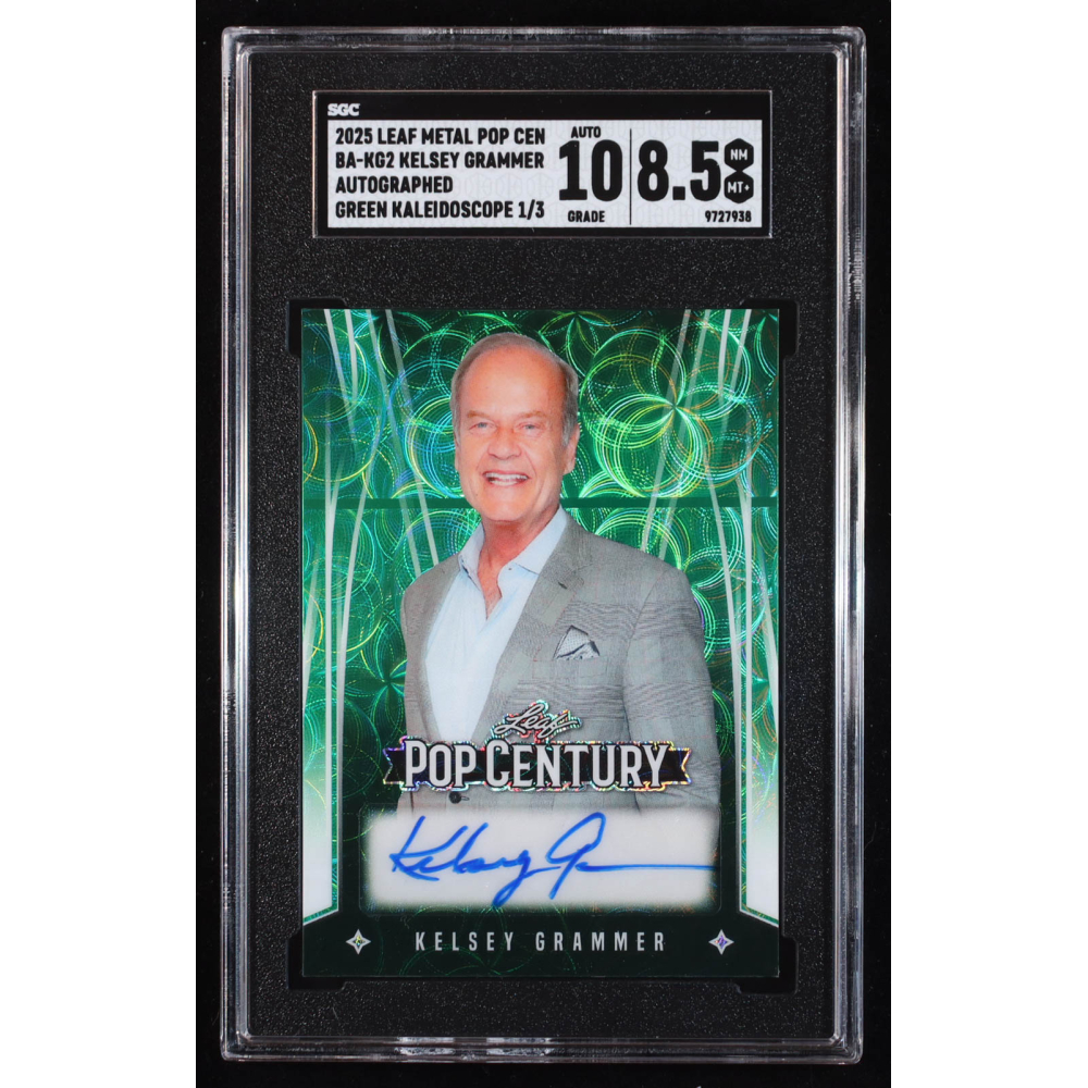 Kelsey Grammer 2025 Leaf Metal Pop Century Autograph Green Kaleidoscope ...