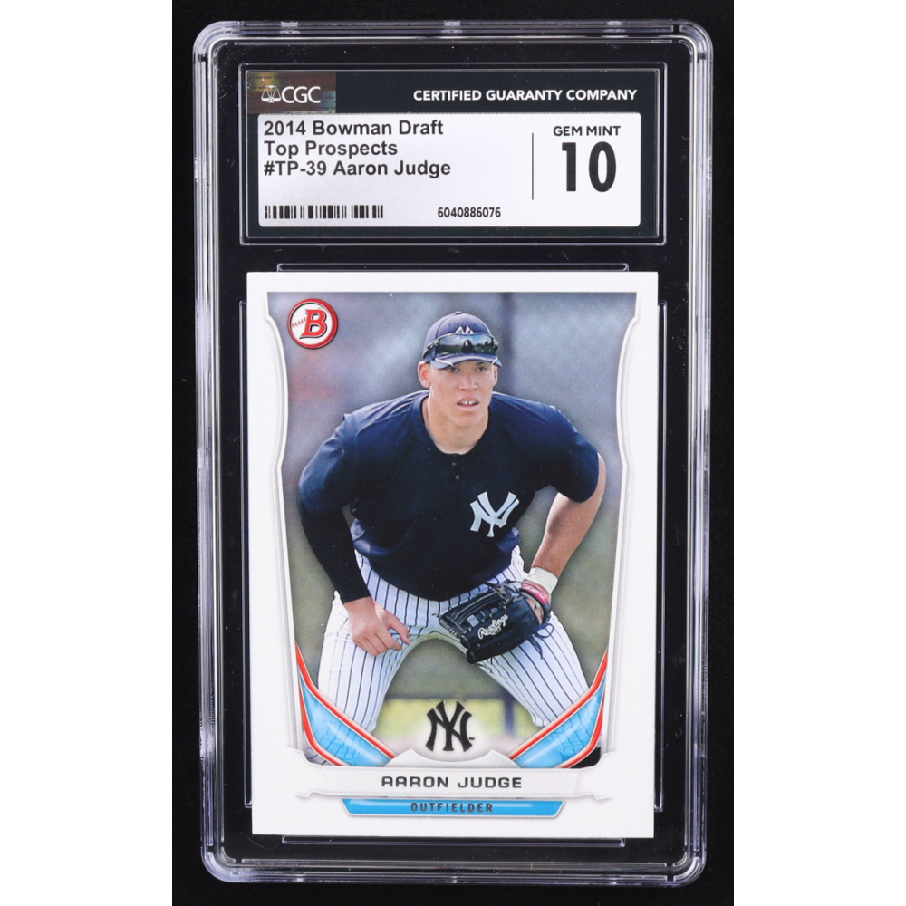 Aaron Judge 2014 Bowman Draft Top Prospects #TP39 RC (CGC 10 ...