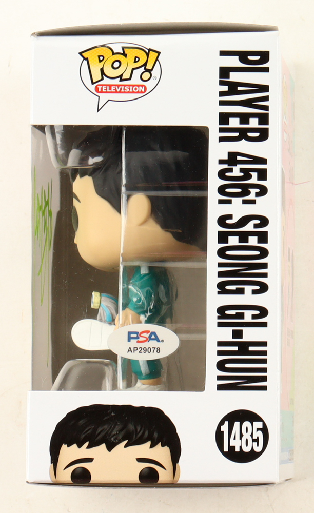 Lee Jung-jae Signed "Squid Game" #1485 Player 456: Seong Gi-Hun Funko ...