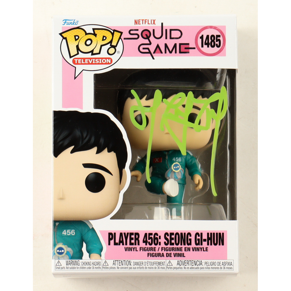Lee Jung-jae Signed "Squid Game" #1485 Player 456: Seong Gi-Hun Funko ...
