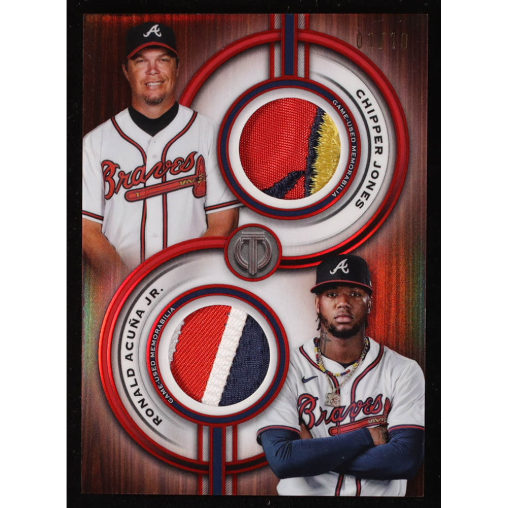 Ronald Acuna Jr./Chipper Jones 2025 Topps Tribute Dual Player Relics ...