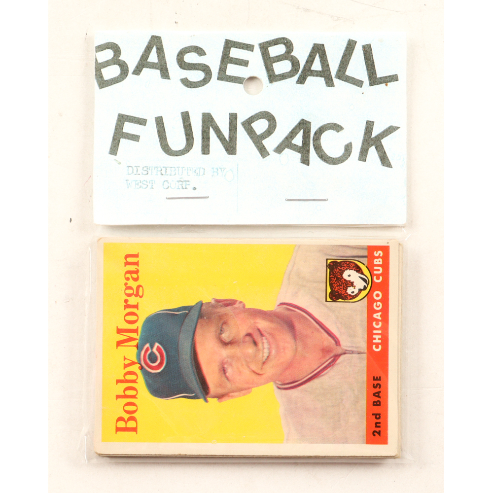 1958 Topps Baseball Card Fun Pack with (10) Cards | Pristine Auction