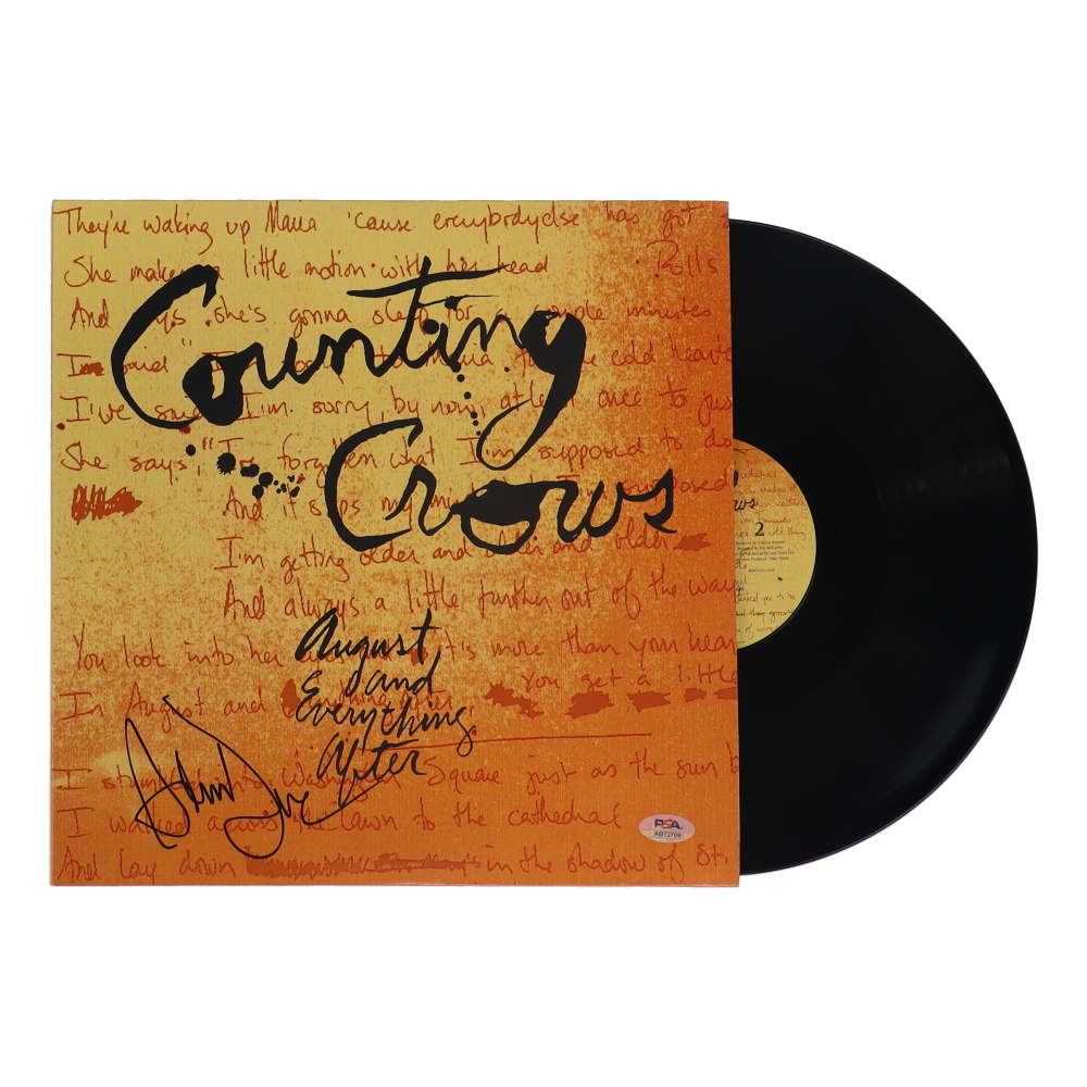 Adam Duritz Signed "August and Everything After" Vinyl Record Album (PSA) | Pristine Auction