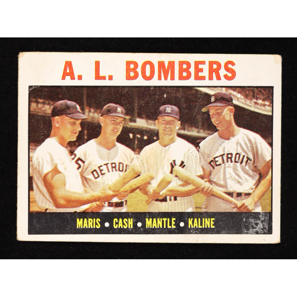 Roger Maris / Norm Cash / Mickey Mantle / Al Kaline 1964 Topps #331 ...