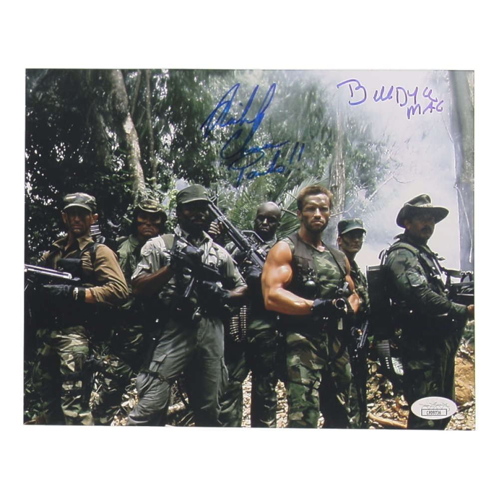 Richard Chaves & Bill Duke Signed Signed "Predator" 8x10 Photo (JSA ...